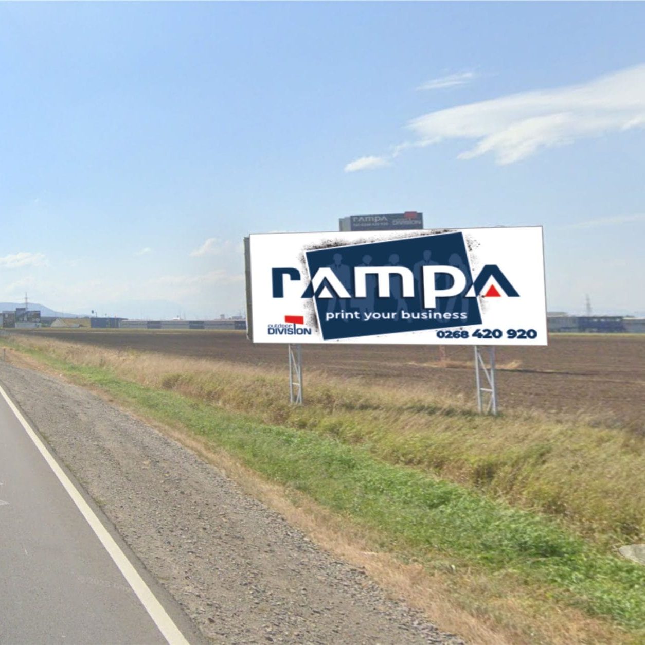 Panou publicitar DN 11 Hărman BVH05A+B - Rampa Design