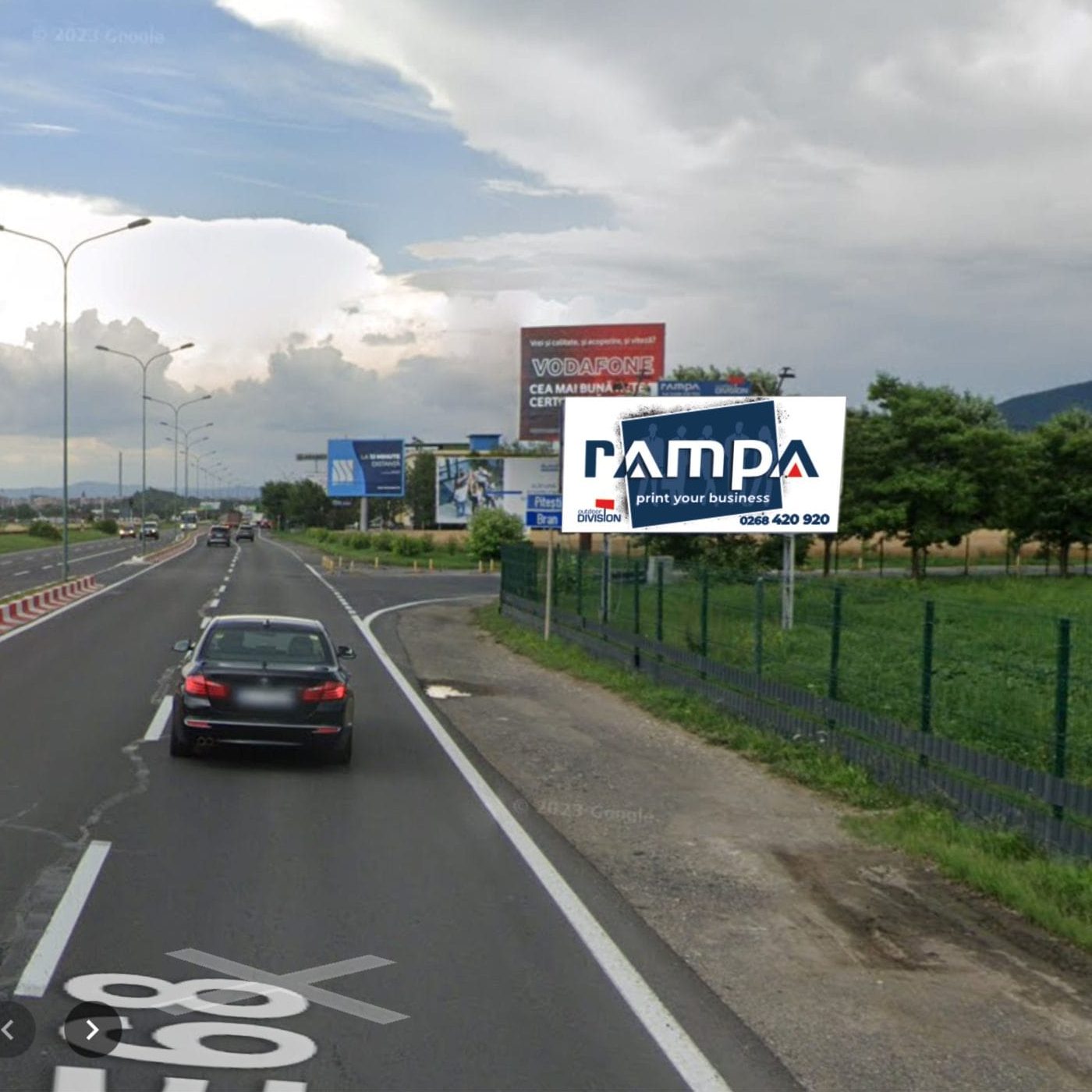 Panou publicitar DN1 Bartolomeu BVS02A+B - Rampa Design